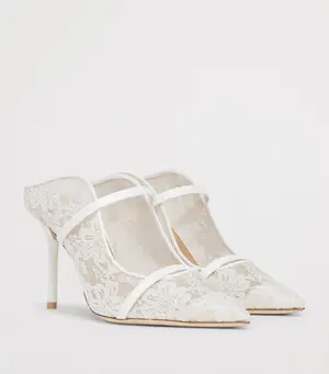 MALONE SOULIERS Lace Maureen Mules 85