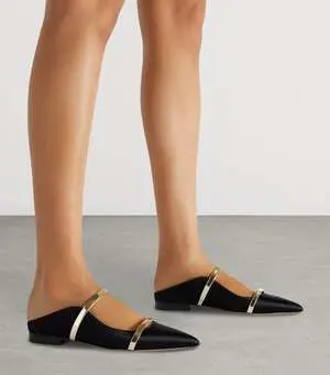 MALONE SOULIERS Maureen Satin Mules