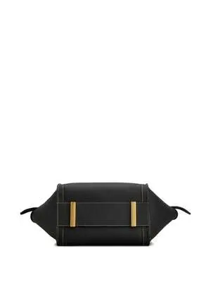 TOD'S Small Leather Shopping Bag - Black