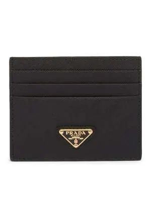 Prada Saffiano Card Holder - Black