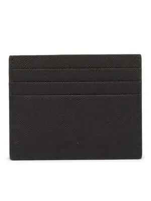 Prada Saffiano Card Holder - Black