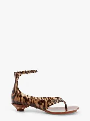 Chloé Jelly Tpu Sandals With Animal Print - Multicolor