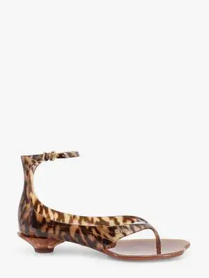 Chloé Jelly Tpu Sandals With Animal Print - Multicolor