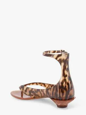 Chloé Jelly Tpu Sandals With Animal Print - Multicolor