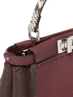 Fendi Two-tone Peekaboo Mini Bag