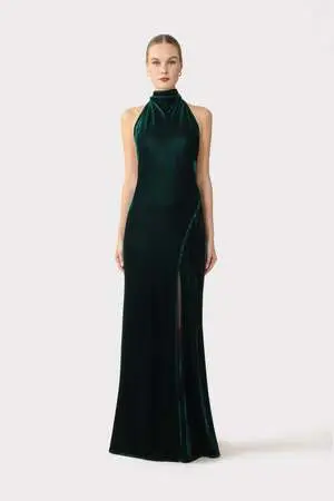 SAU LEE Penelope Velvet Gown