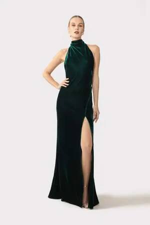 SAU LEE Penelope Velvet Gown