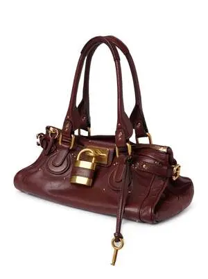 Chloé Paddington Bag In Grenade Leather