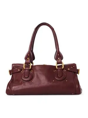 Chloé Paddington Bag In Grenade Leather
