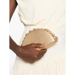 Cult Gaia Pearlescent Clutch Bag - Gold