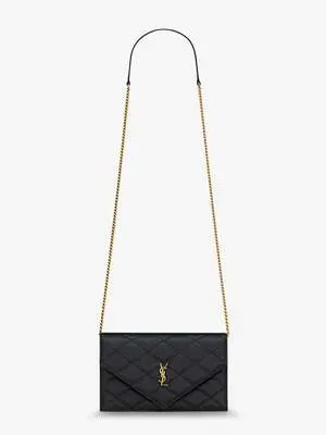 Saint Laurent SAINT LAURENT Paris Leather Crossbody Bag With Metal Cassandre Logo Multicolor