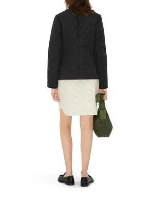 Burberry Quilted Polyamide Jacket With Check Lining - Multicolor