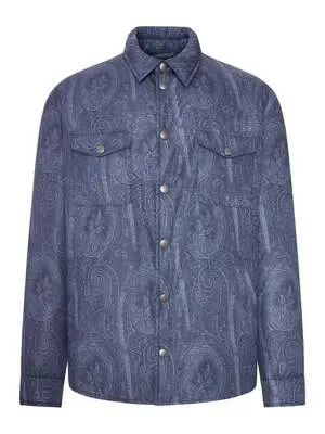Etro Paisley Overshirt - Blue