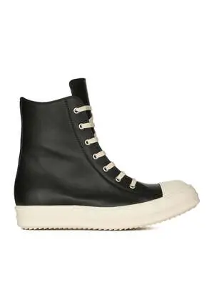 Rick Owens High-top Calfskin Sneakers - Multicolor