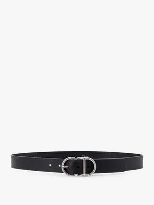 Dior Leather Belt With Cd Buckle - Multicolor