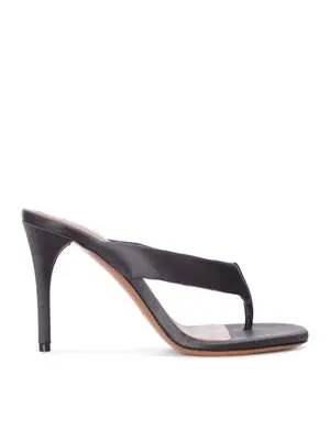 Alaïa Spongy Denim Platform Sandals - Multicolor