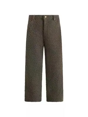 Manière De Voir Maniere De Voir Arnault Relaxed Fit Bouclé Jeans Brown