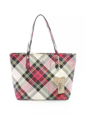 VIVIENNE WESTWOOD Vivienne Westwood Tartan Pattern Tote Bag