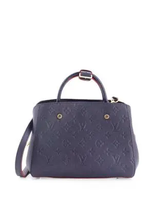 LOUIS VUITTON Montaigne Handbag Monogram Empreinte Leather Bb Satchel