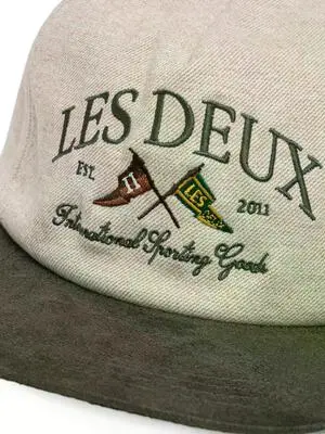 LES DEUX Embroidered Logo Cap