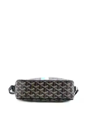 Goyard Cap Vert Bag Printed Coated Canvas Crossbody - Black