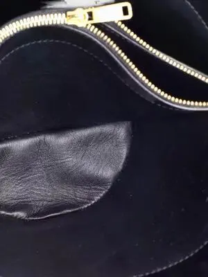 Celine Triomphe Shiny Calfskin Bucket Bag