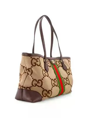 Gucci Ophidia Shopping Jumbo Gg Canvas Medium Tote Bag