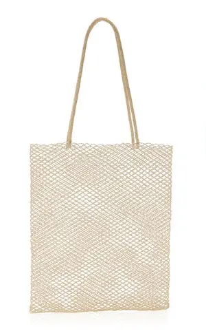 CORDERA Handmade Beaded Tote Bag