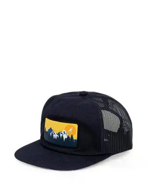 KANGOL Graphic-print Trucker Hat - Blue
