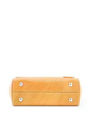 LOUIS VUITTON Cluny Top Handle Bag Epi Leather Mini Satchel - Brown
