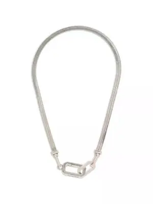 ALLSAINTS Snake-chain Carabiner-link Necklace