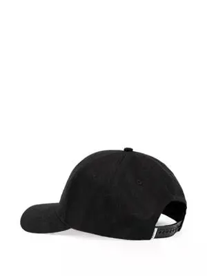 LES DEUX Embroidered Baseball Cap - Black