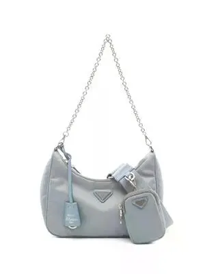 Prada Prada Re-Edition 2005 Chain Shoulder Bag Blue