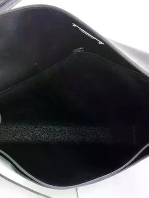 Hermès Kelly Depeches Pouch Evergrain 25 Clutch Bag