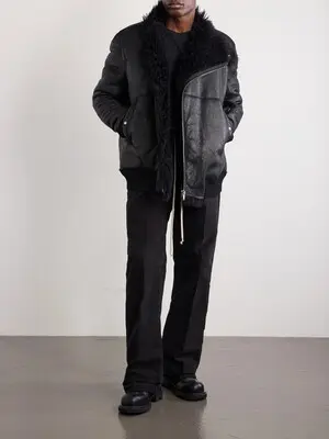 Rick Owens Hollywood Flight Shearling Jacket