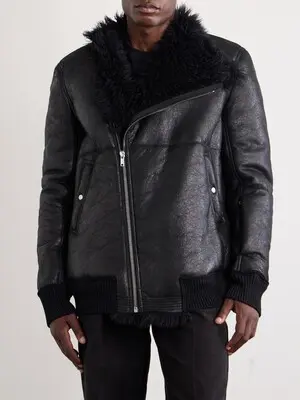 Rick Owens Hollywood Flight Shearling Jacket