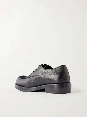 Dries Van Noten Textured-leather Derby Shoes