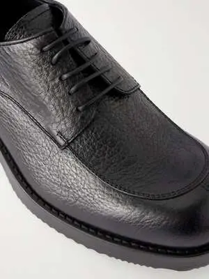 Dries Van Noten Textured-leather Derby Shoes