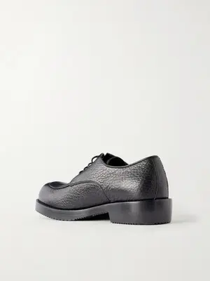 Dries Van Noten Textured Calf Leather Derby Shoes
