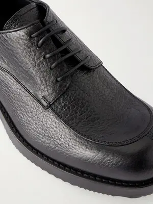 Dries Van Noten Textured Calf Leather Derby Shoes
