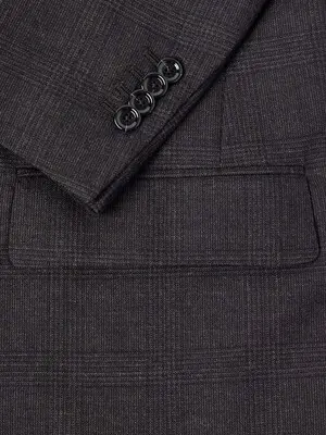 LARDINI Prince Of Wales Checked Wool Blazer