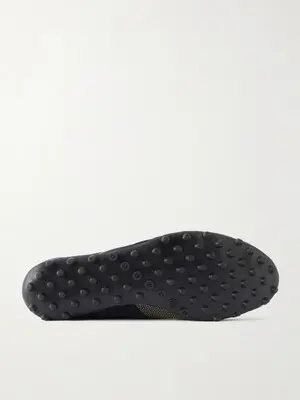 MAISON MARGIELA Leather And Suede-trimmed Cotton-twill Sneakers