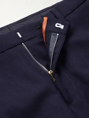 Paul Smith Tapered Wool Hopsack Suit Trousers