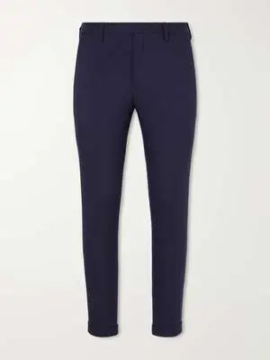 Paul Smith Tapered Wool-hopsack Suit Trousers