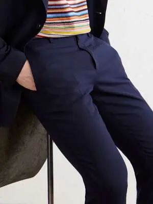 Paul Smith Tapered Wool-hopsack Suit Trousers
