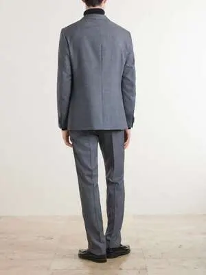 Caruso Norma Prince Of Wales Wool Suit Jacket