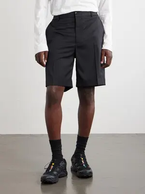 Moncler Straight-leg Gabardine Shorts