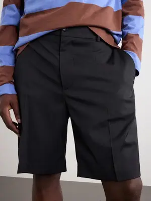 Moncler Straight-leg Gabardine Shorts