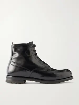Officine Creative Balata Flexi 002 Leather Lace-up Boots - Black