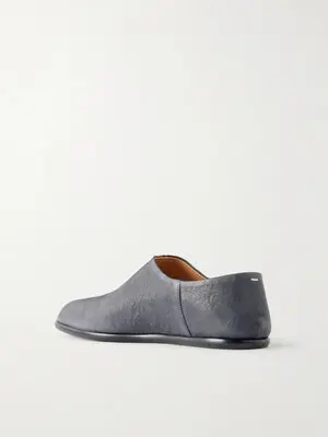 MAISON MARGIELA Tabi Split-toe Suede Slip-ons - Gray
